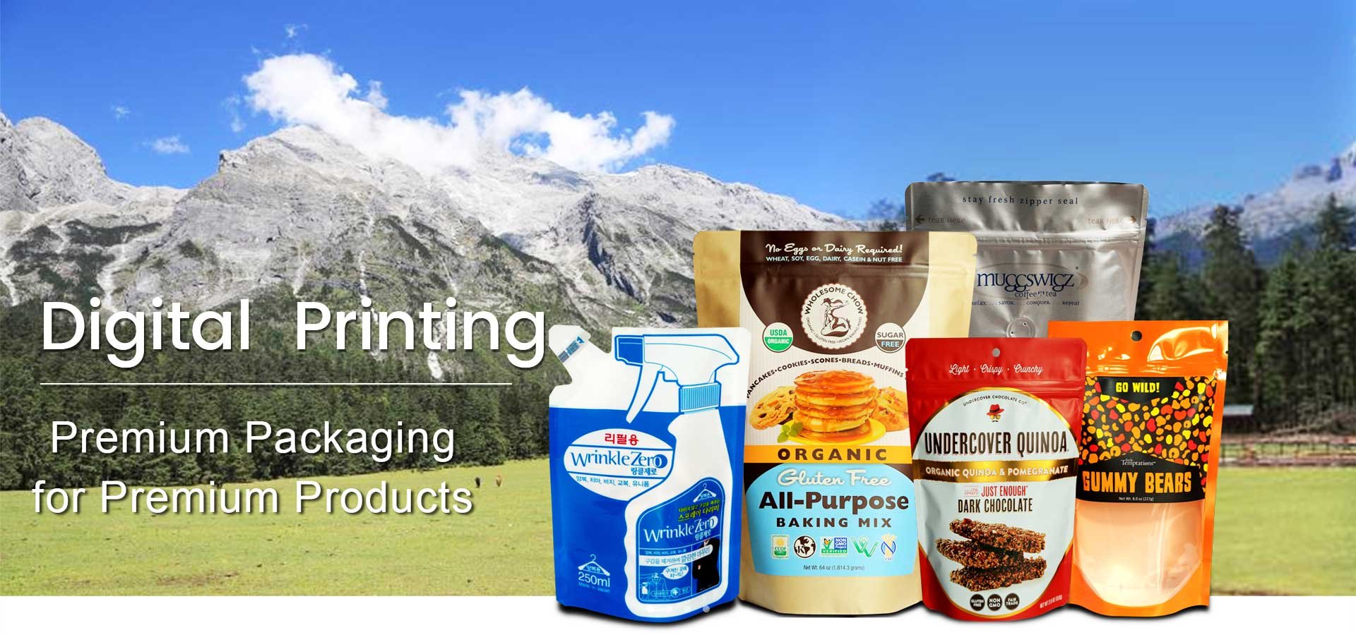 packing bags|digital printing bags| custom logo|resealable bags ...